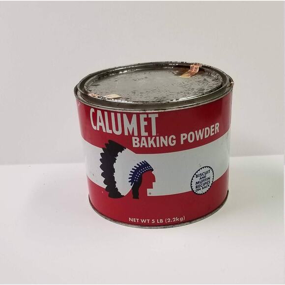 Calumet | Accents | Vintage Calumet Tin Baking Powder Can 5 Lb ...